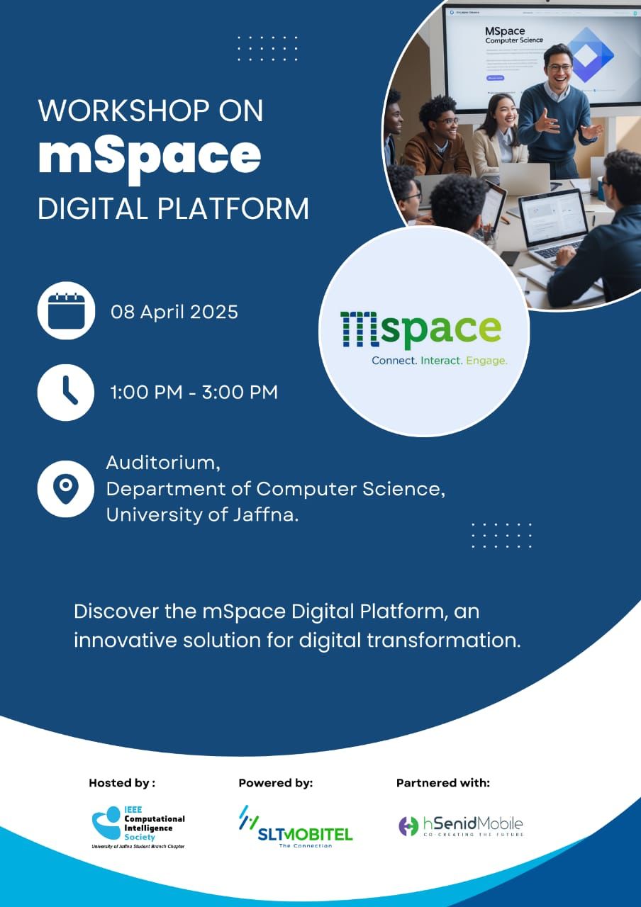 IEEE CIS SBC UoJ | IEEE Computational Intelligence Society Student Branch University of Jaffna